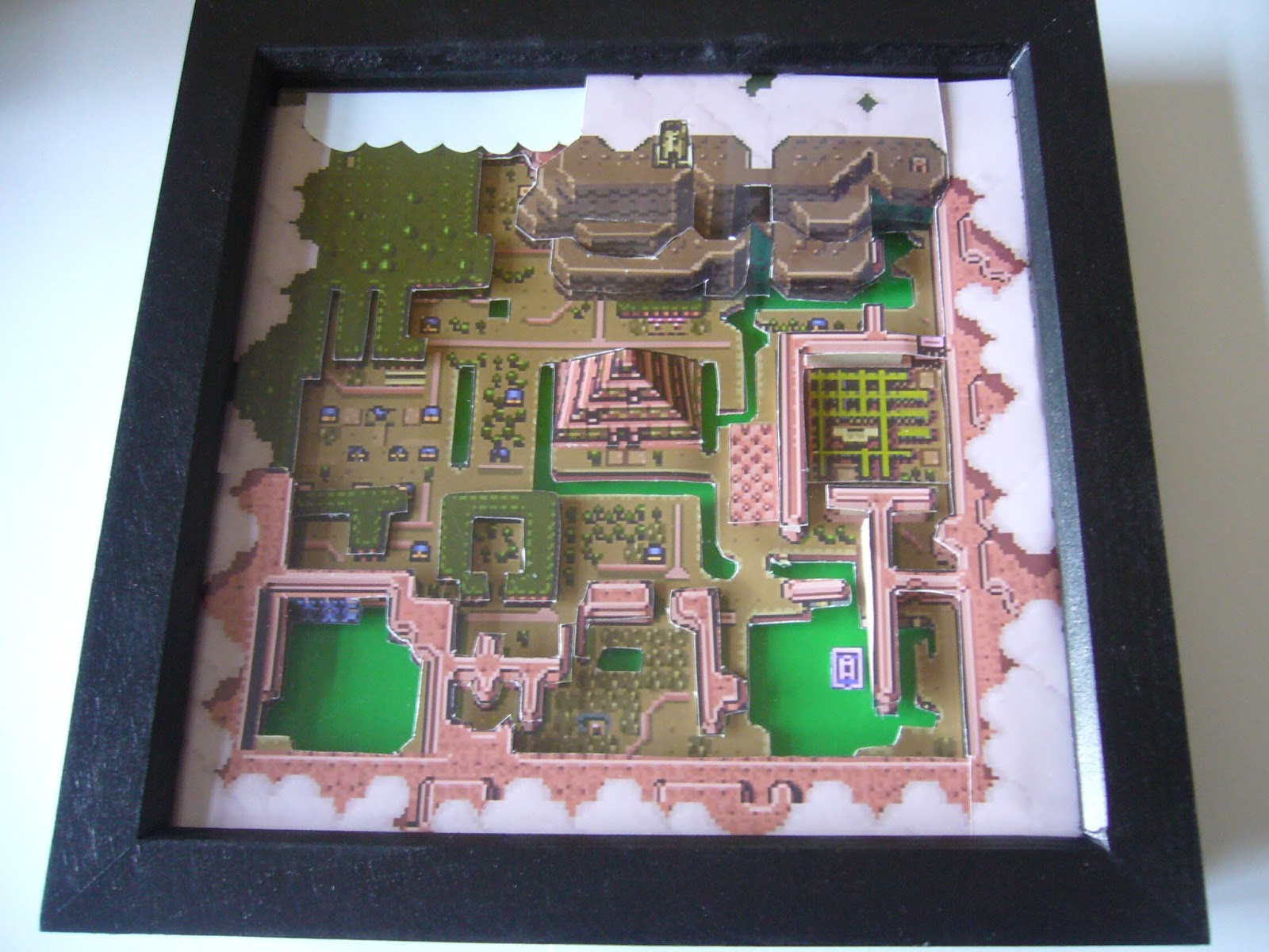 8BitBoutique: Legend of Zelda Hyrule 3D Map Dioramas