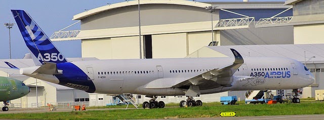 A350 XWB News: A350 MSN3 without engines.