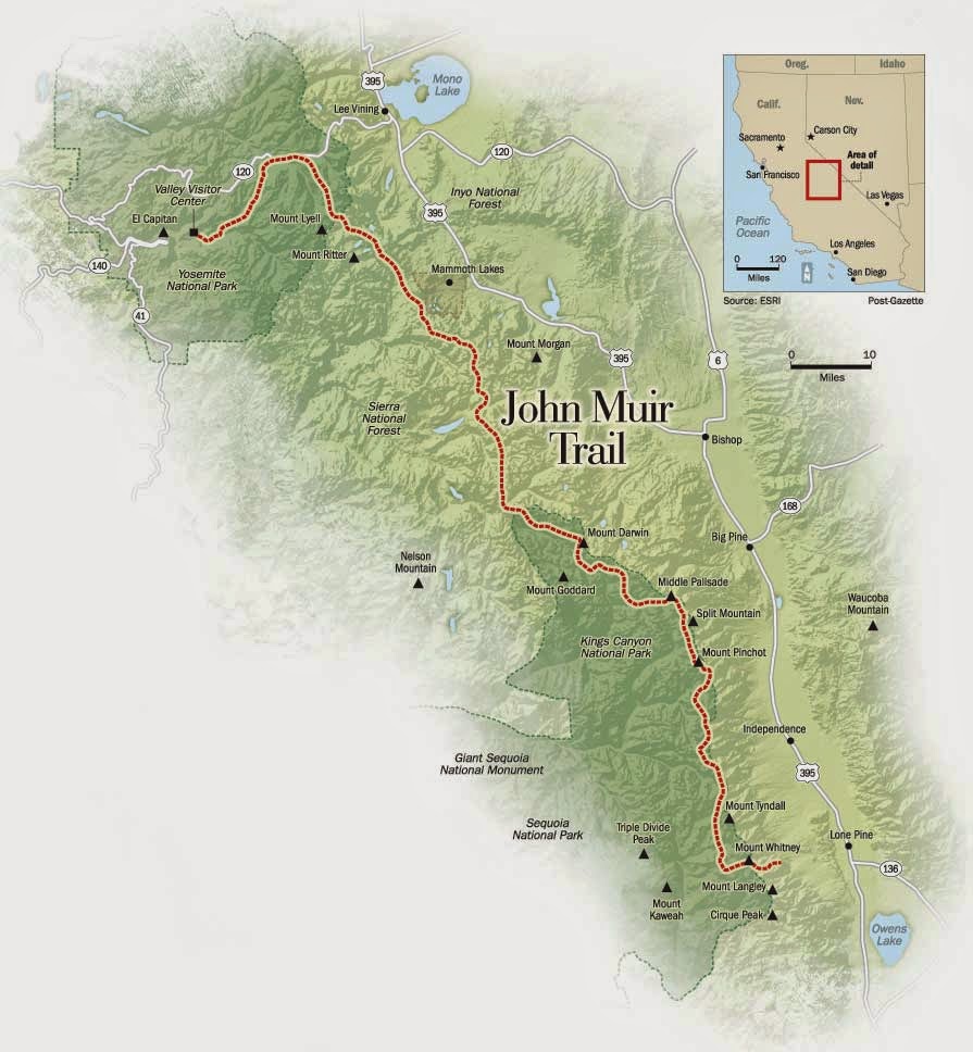My Date With John Muir: Trails and Maps