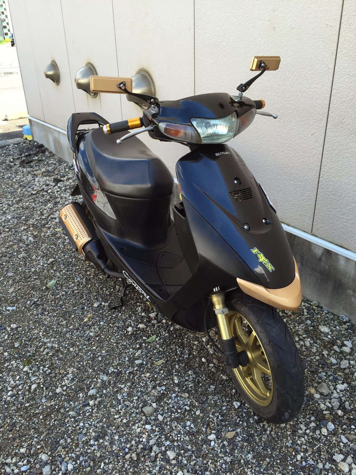 SUZUKI ZZ UP SPORT 50CC , CUSTOM 110,000 YENS ~ Casual Bike Style