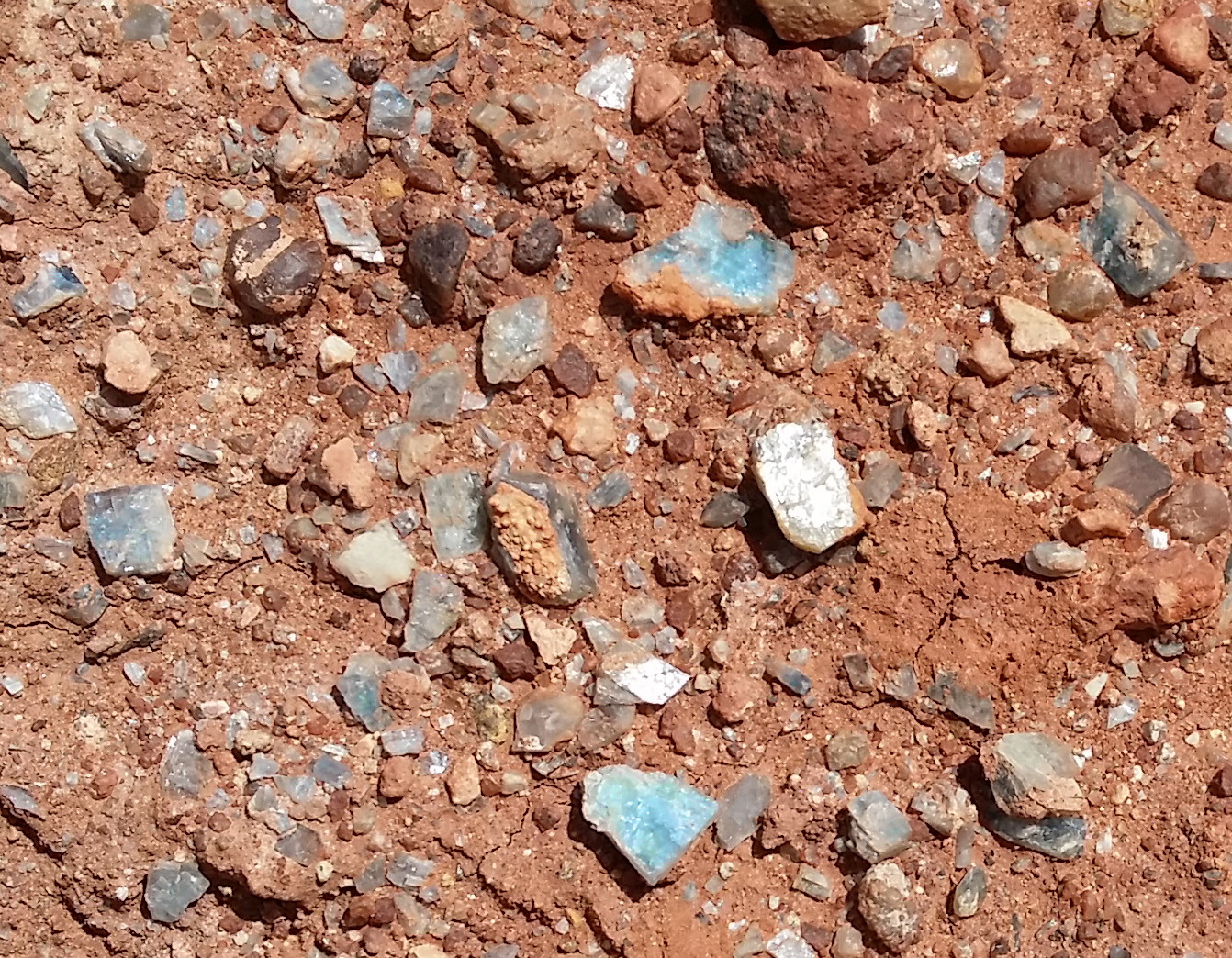 Rockhounding in the USA: Bountiful Bladed Blue Barite Bonanza!
