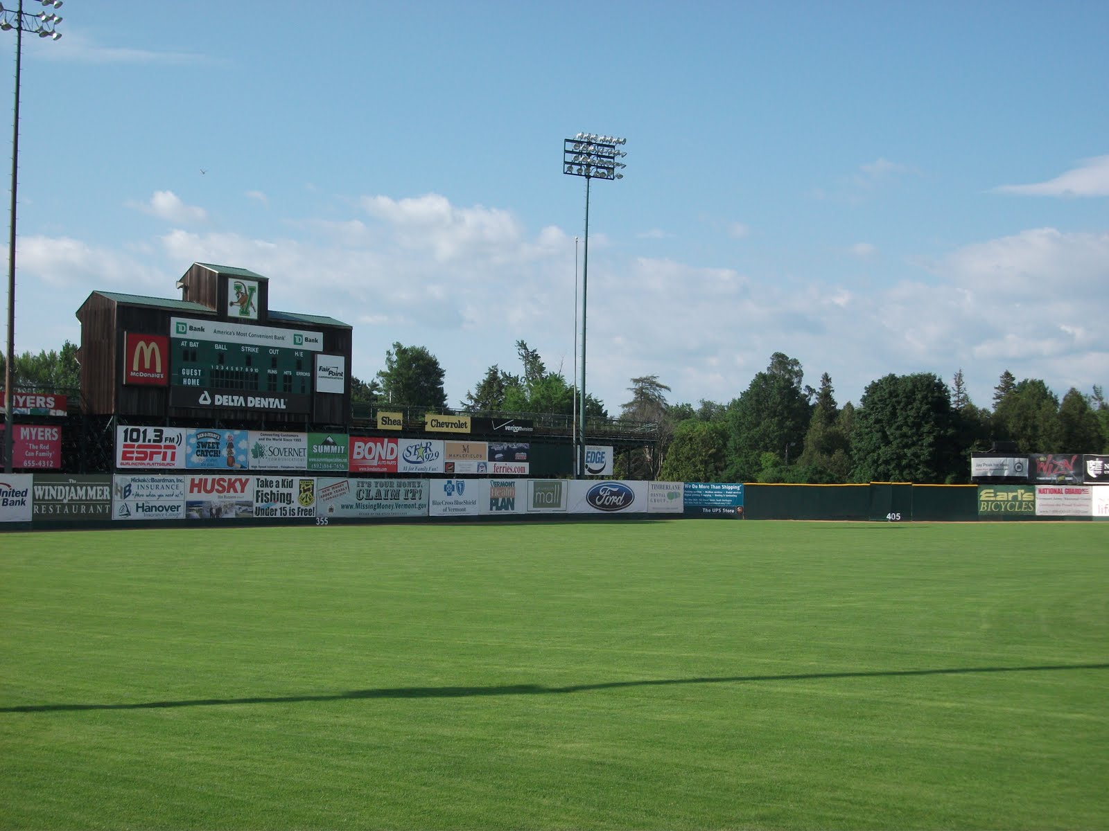The Baseball Historian: Centennial Field: A Link to Baseball History