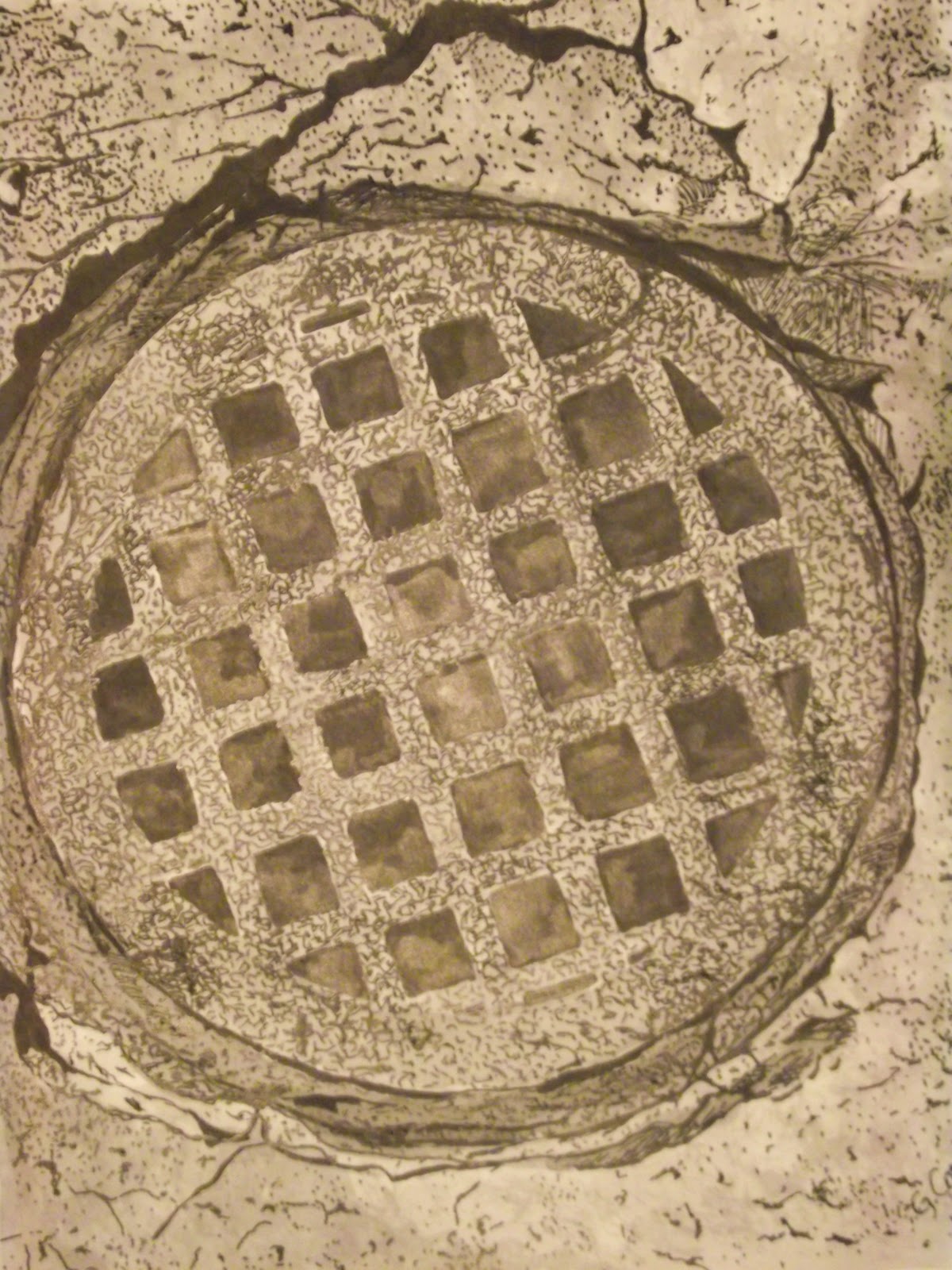 The Art of Life: Ink Drawings and a Pencil Drawing 1990s