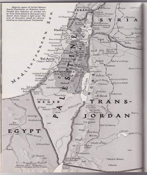 Islamic Info: Map of Palestine 🇵🇸 from river to the sea.