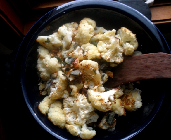 Journey of an Italian Cook: Roasted Cauliflower, Sage and Almond ...