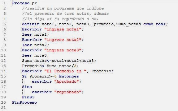 Programacion Basica y Avanzada.: Estructura condicional. Ejemplos