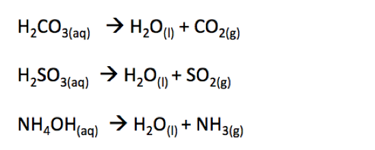 ️ Decomposition of h2so3. Solved: Write The Equation For The ...