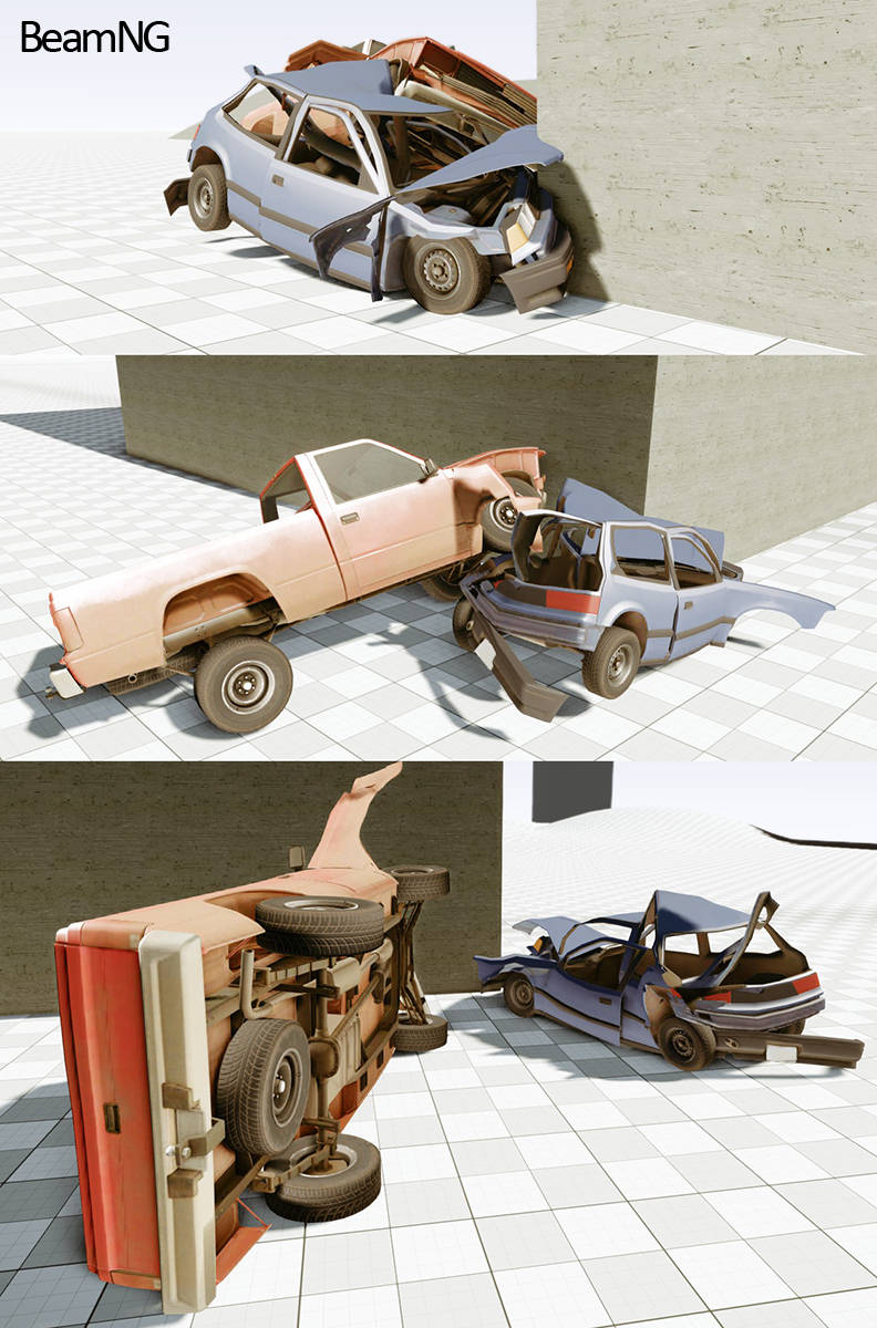 GAME WAY: [PC] BeamNG Drive Alpha !!! ... The physics simulation engine ...