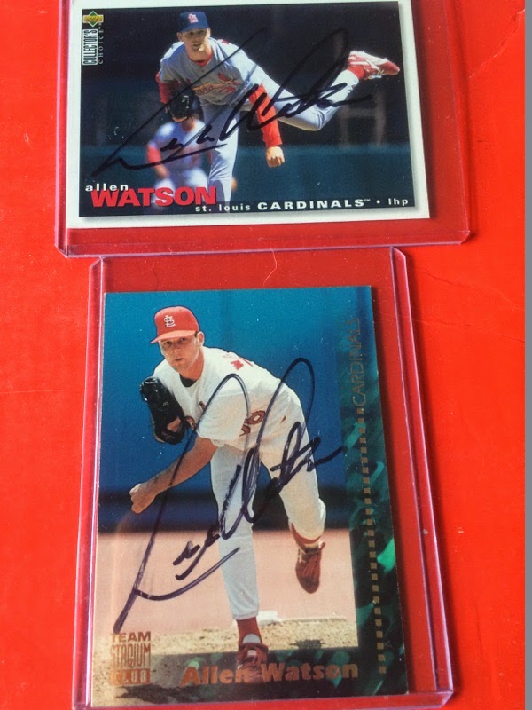 @AutographRob: Allen Watson ( Former St. Louis Cardinals Pitcher ) TTM ...