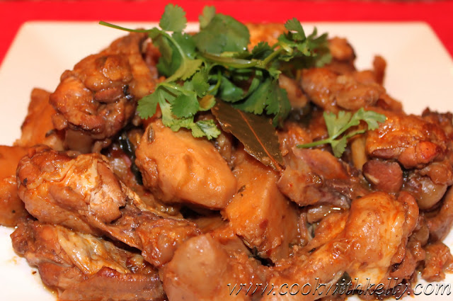 Cook with Kelly: 紅燒芋兒雞/Szechuan Braised Chicken and Small Taro