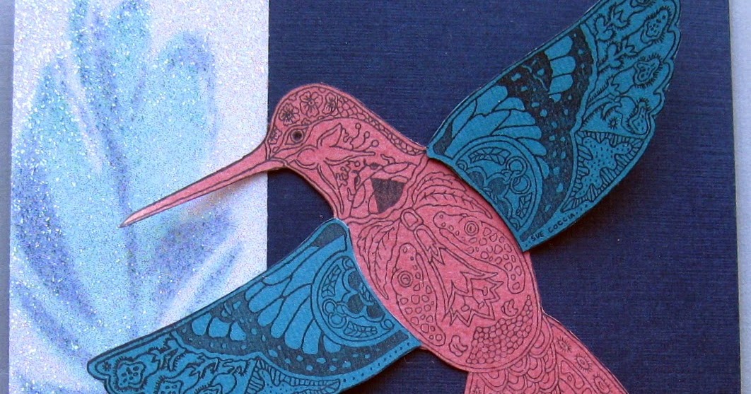 Karen's Kreative Kards: Hummingbird Peace Card