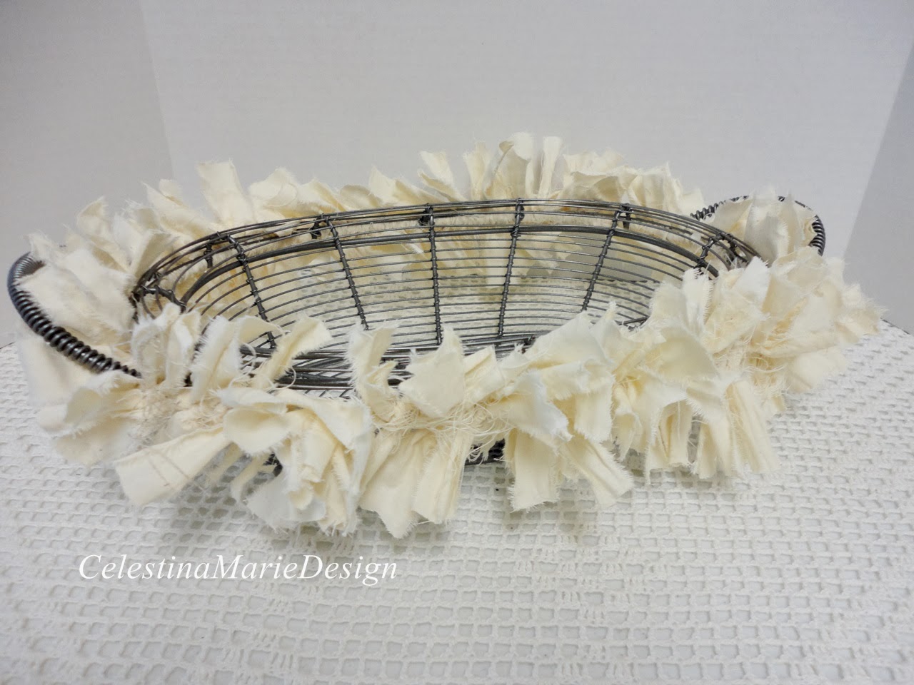 Rag Baskets ~ Farmhouse Style - Rose Garden Market