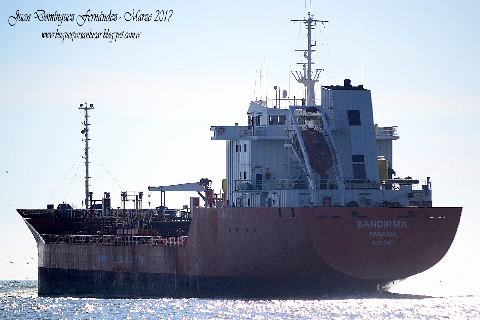 BUQUES MERCANTES A SU PASO POR SANLUCAR DE BARRAMEDA: BANDIRMA - IMO ...