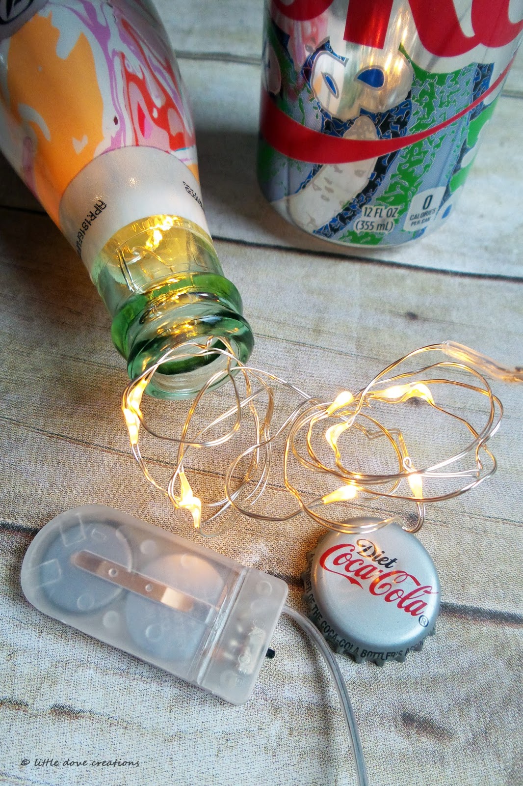 Little Dove Creations: uniquely mine diet coke lamp