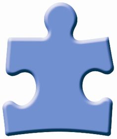 Autism Blue Puzzle Piece
