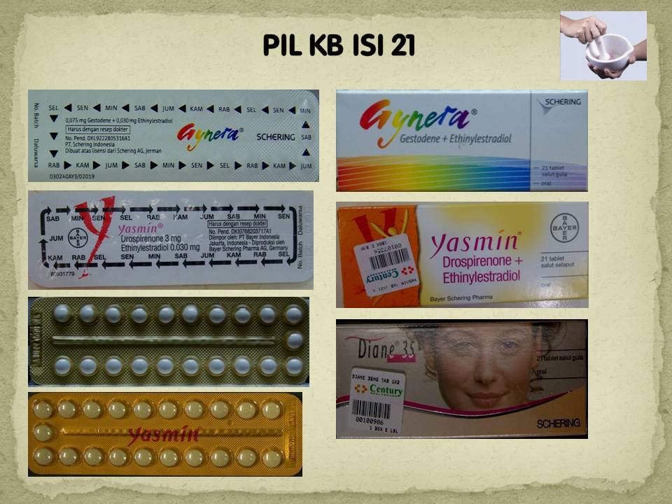 Berbagi Bersama: MENGENAL PIL KB ISI 21