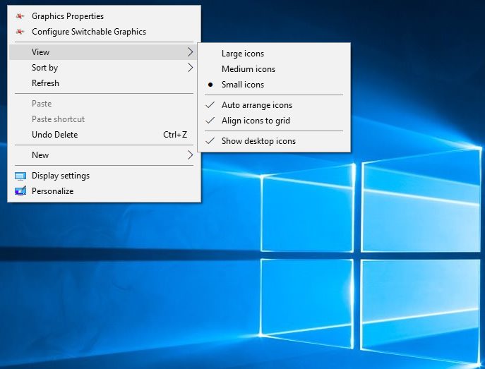 Cara Mudah Memperbesar dan Memperkecil Icon Desktop - WINTIPSNET Cara Mudah Memperbesar dan Memperkecil Icon Desktop - WINTIPSNET