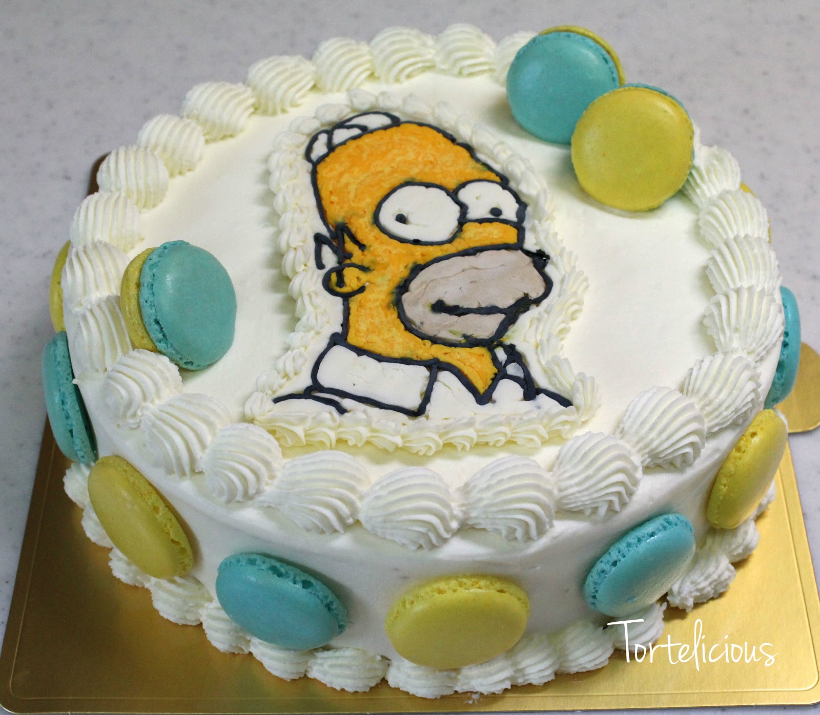 Tortelicious: Simpsons Cake
