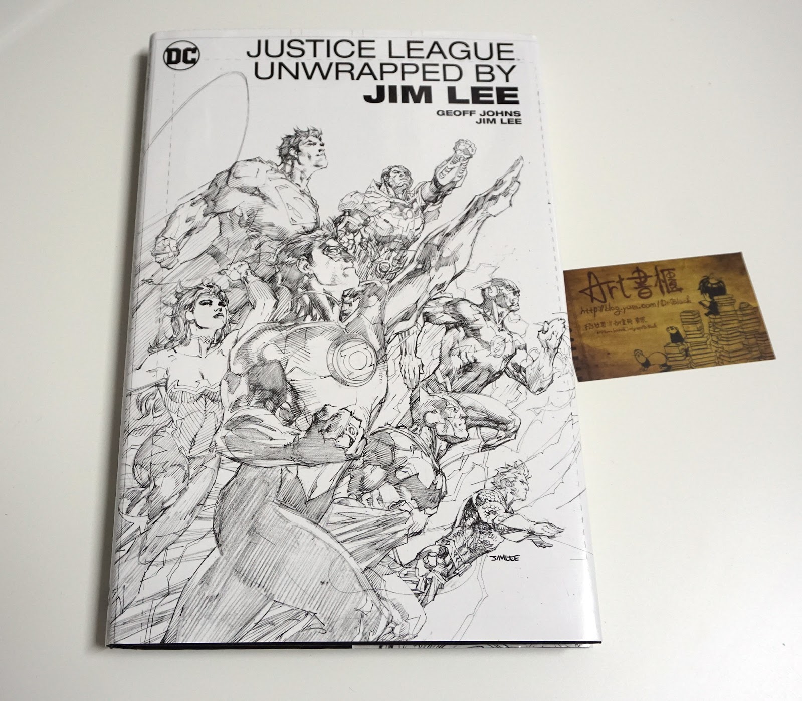 ART書櫃 Book Review: 正義聯盟線稿版 Justice League Unwrapped by Jim Lee(吉姆·李)