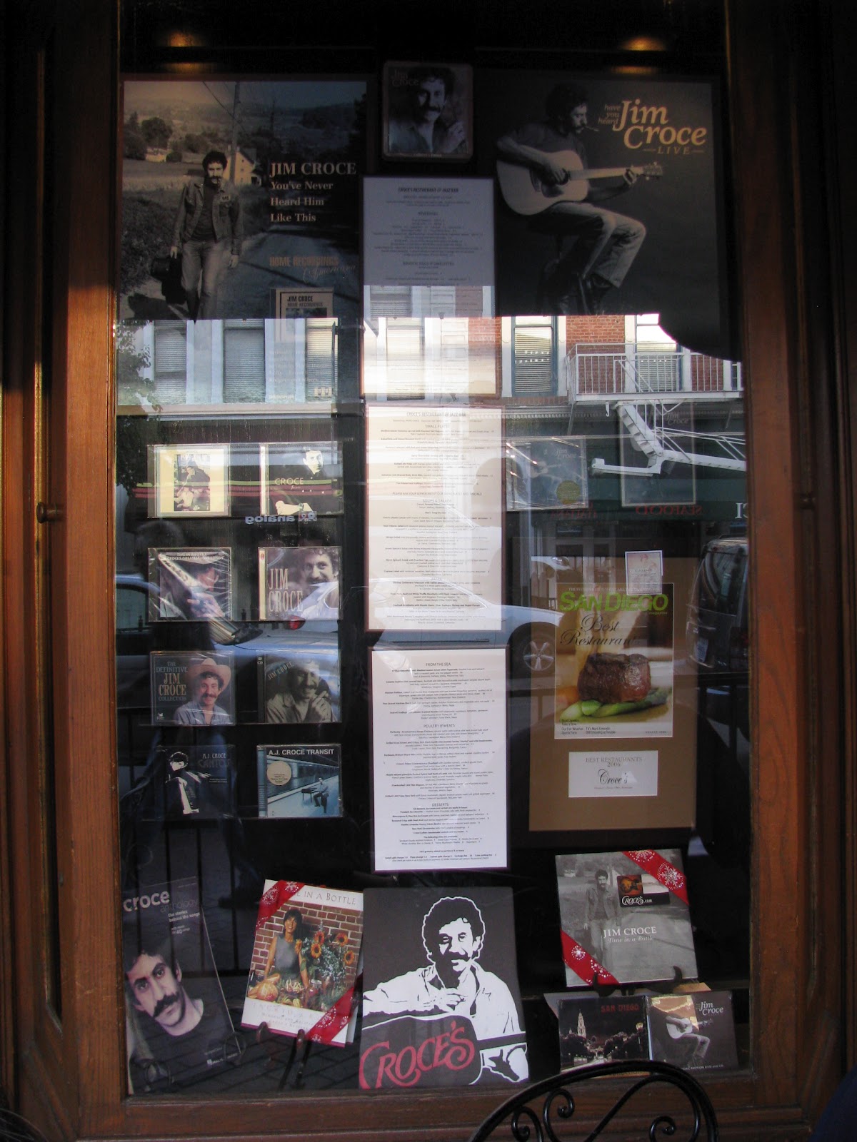 Corrie Food: Croce's - With Ingrid Croce herself! - San Diego, CA