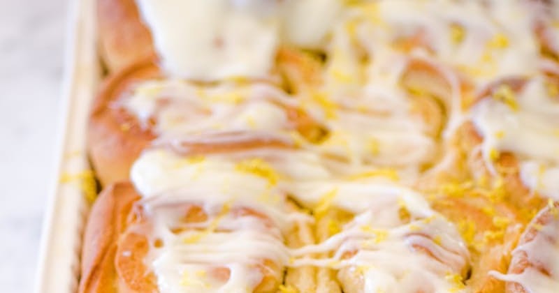 Sticky Lemon Rolls with Lemon Cream Cheese Glaze | Food Recipes