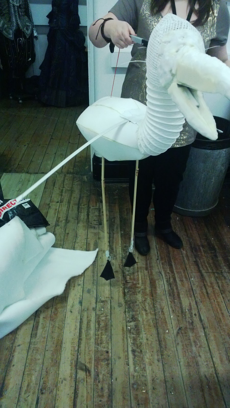 The Diary of a some day Theatre Designer: Making a Seagull Puppet Day Two