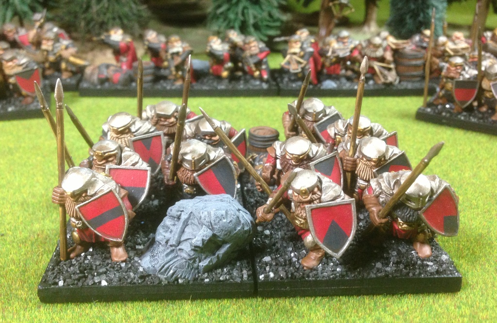 The Gamer's Table: A horde of Spear armed Dwarves