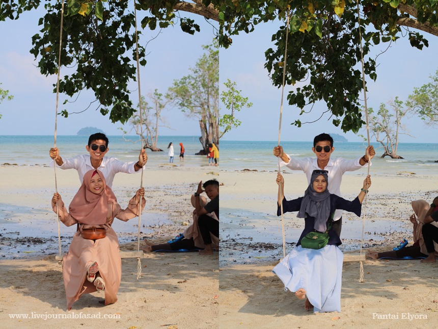 Menikmati Pasir Putih di Pantai Elyora Barelang Batam ...
