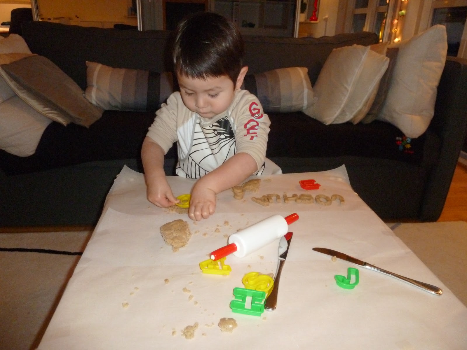 Family FECS: Montessori Activity: Teaching Letters with Playdough