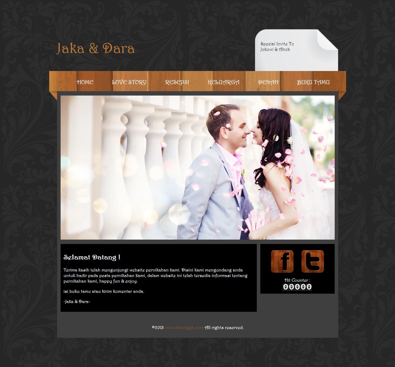 Undangan Pernikahan Online : Desain Tema undangan pernikahan online ...