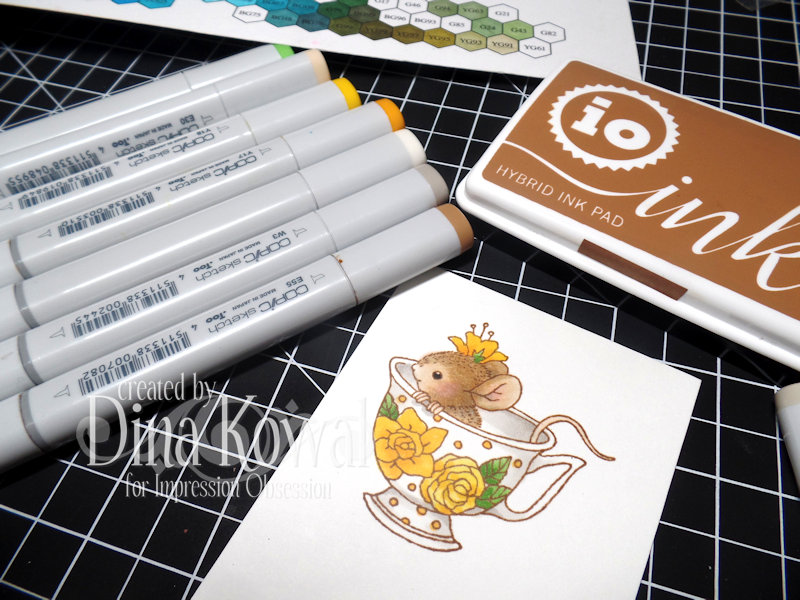 Dina Kowal Creative: Impression Obsession hybrid inks