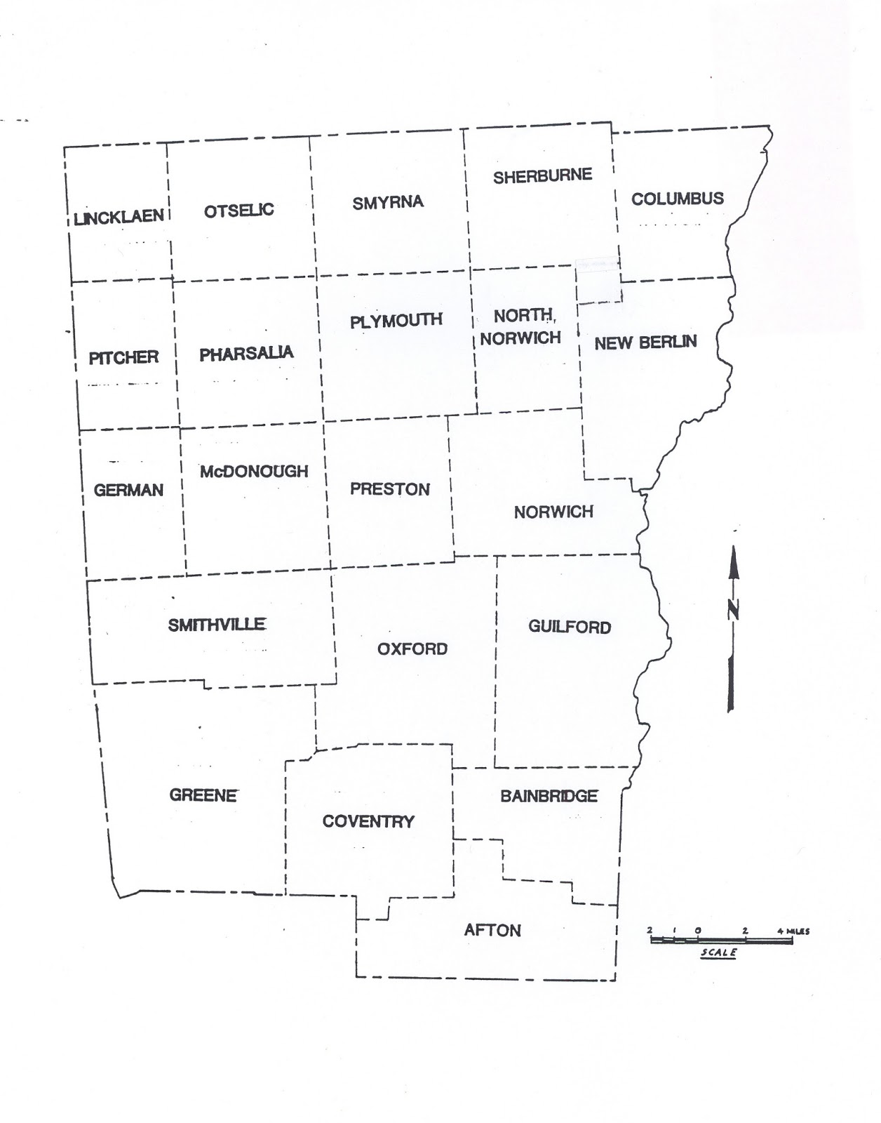 Exploring Chenango County, New York: EARLY HISTORY OF THE TOWNS