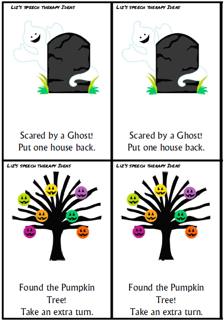 Liz's Speech Therapy Ideas: Halloween Articulation Inferences Activity