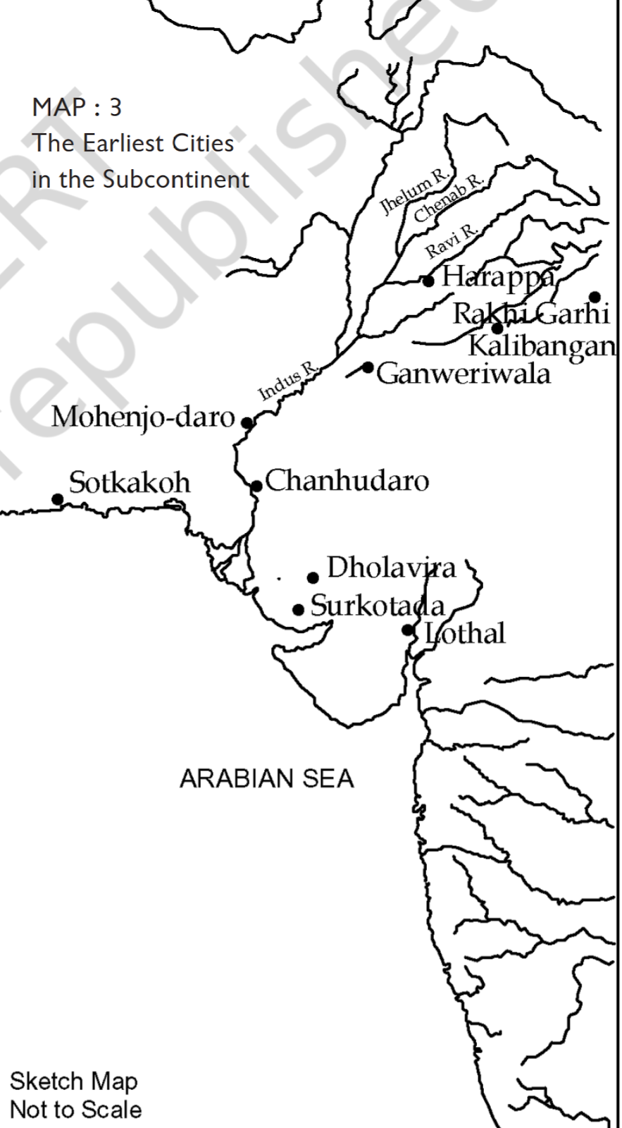 Maps of India given in the NCERT History Book |keXAM|
