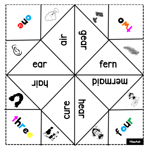 ASH THE TEACHER: EDITABLE COOTIE CATCHER