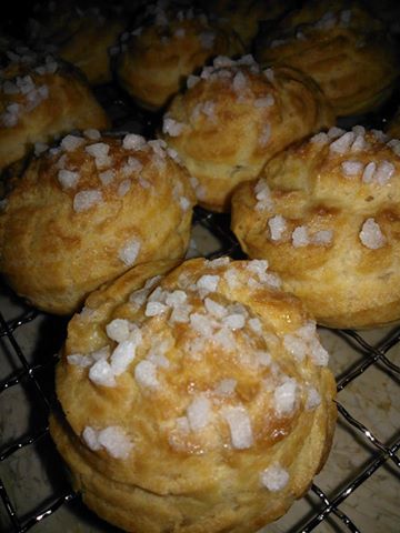 Culinary Kitchenette: Choux Puffs with Pearl Sugar by Sharron Wee