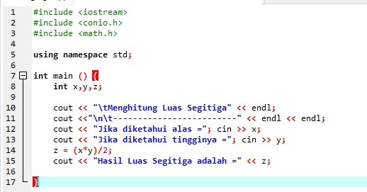 Logika & Algoritma: Membuat Program Codingan Luas