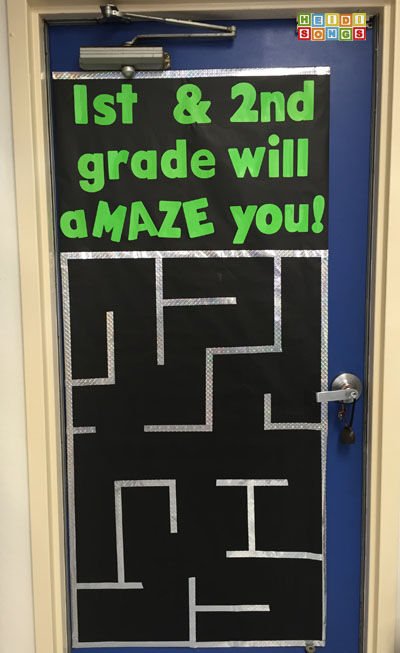 A Fun PacMan Back to School Door or Bulletin Board! FREEBIE!