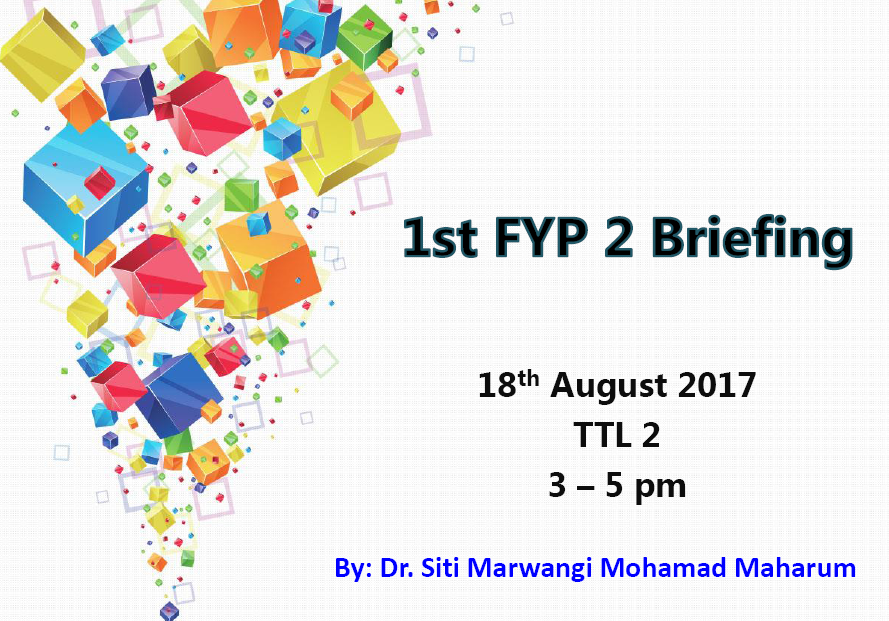 Final Year Project Progress Report (Unikl BMI): 2017