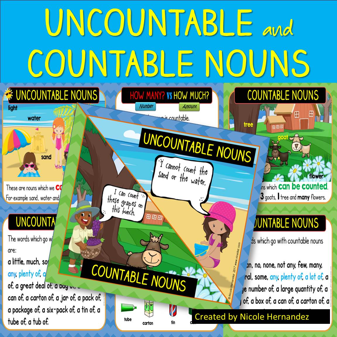 A Teacher's Idea: Countable and Uncountable Nouns