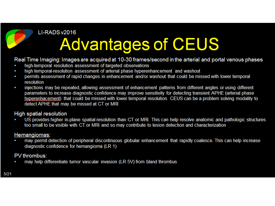 BÀI SOẠN VỀ SIÊU ÂM CHẨN ĐOÁN: ACR CEUS LI-RADS 2016