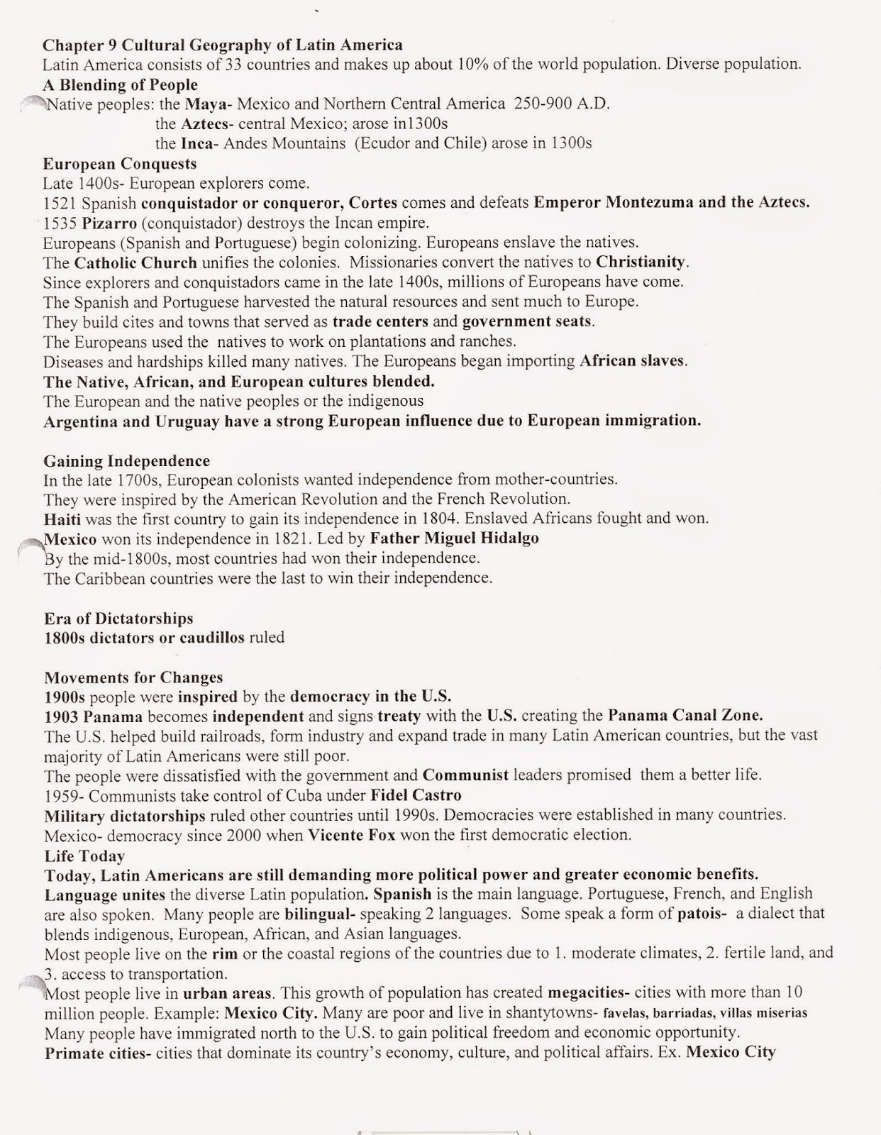 Mr. E's World Geography Page: World Geography - Chapter 9 - The ...