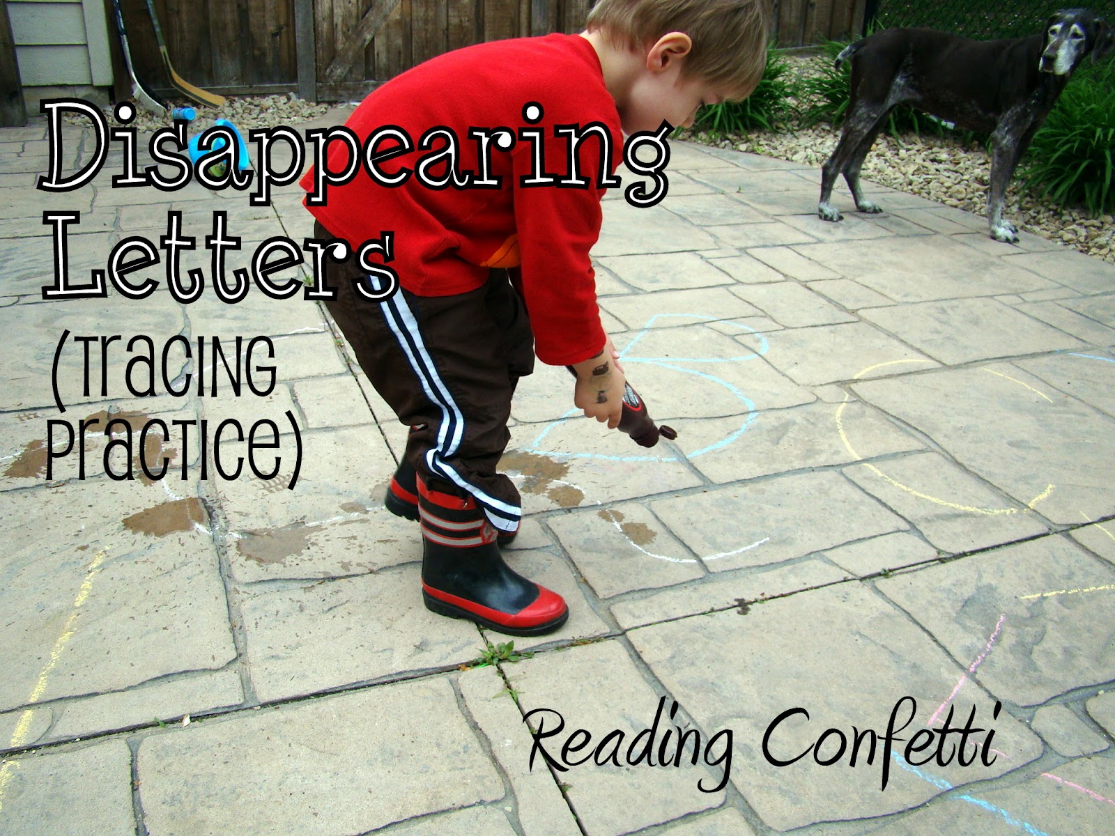 Disappearing Letters (Tracing Practice) ~ Reading Confetti
