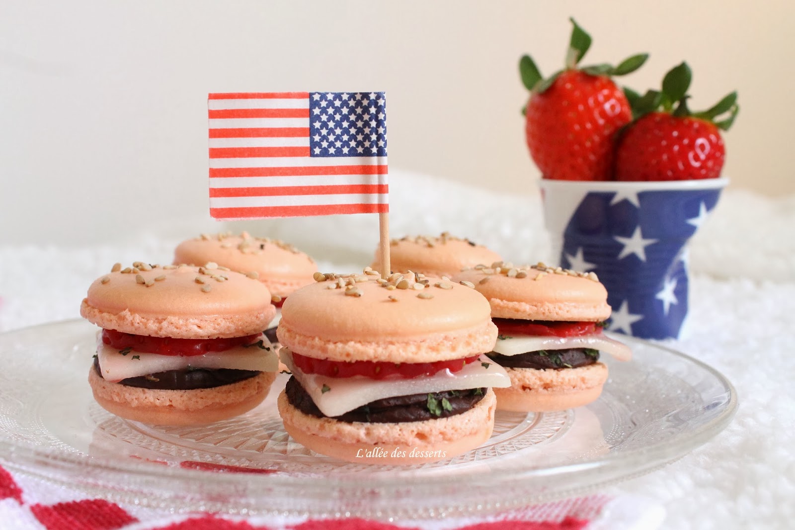 L'allée des desserts: Macarons façon burgers