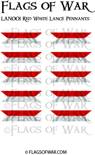 The Napoleonic Wargamer: Flags of War - Lance Pennants