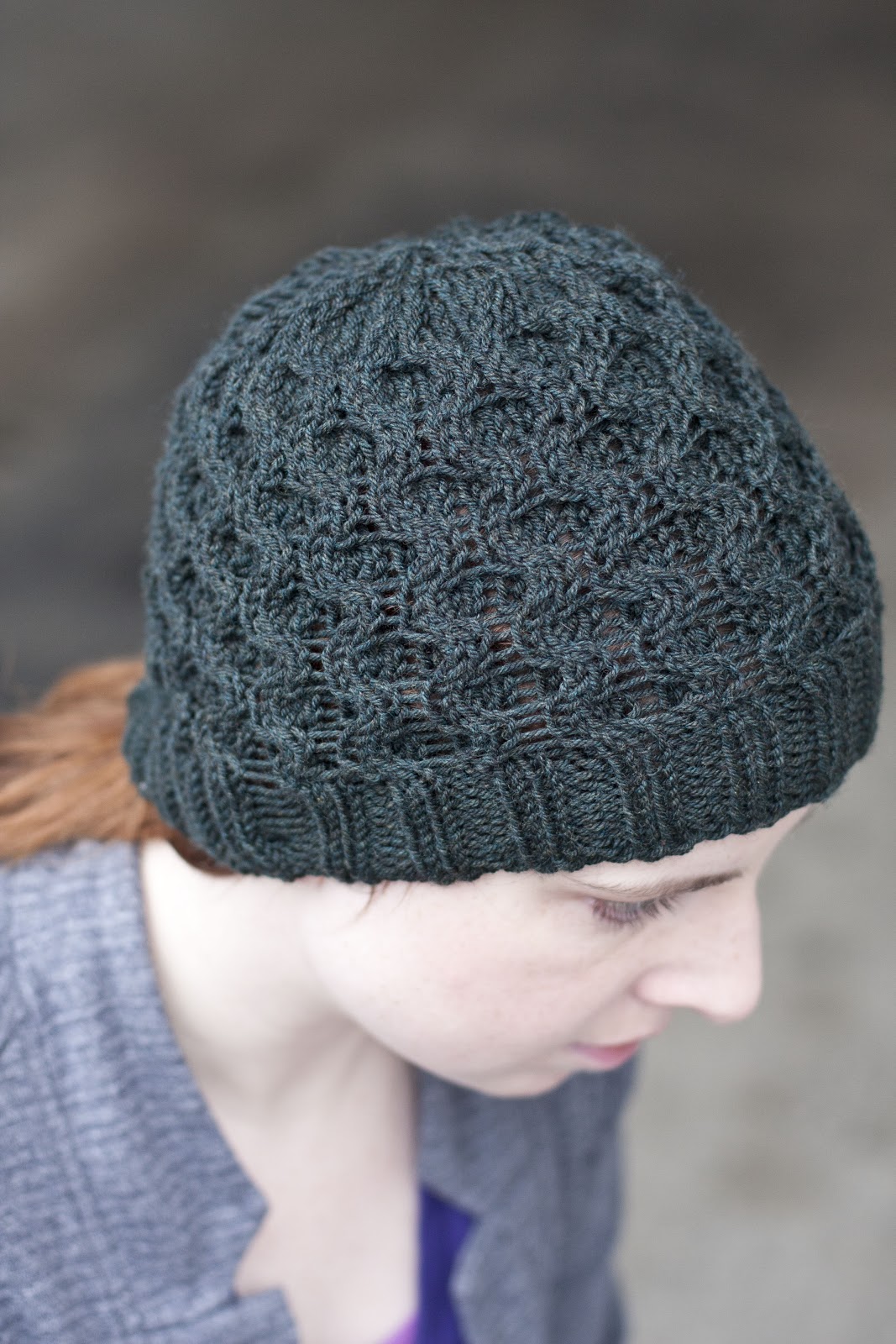 Honeycomb Cable Hat - Greenland