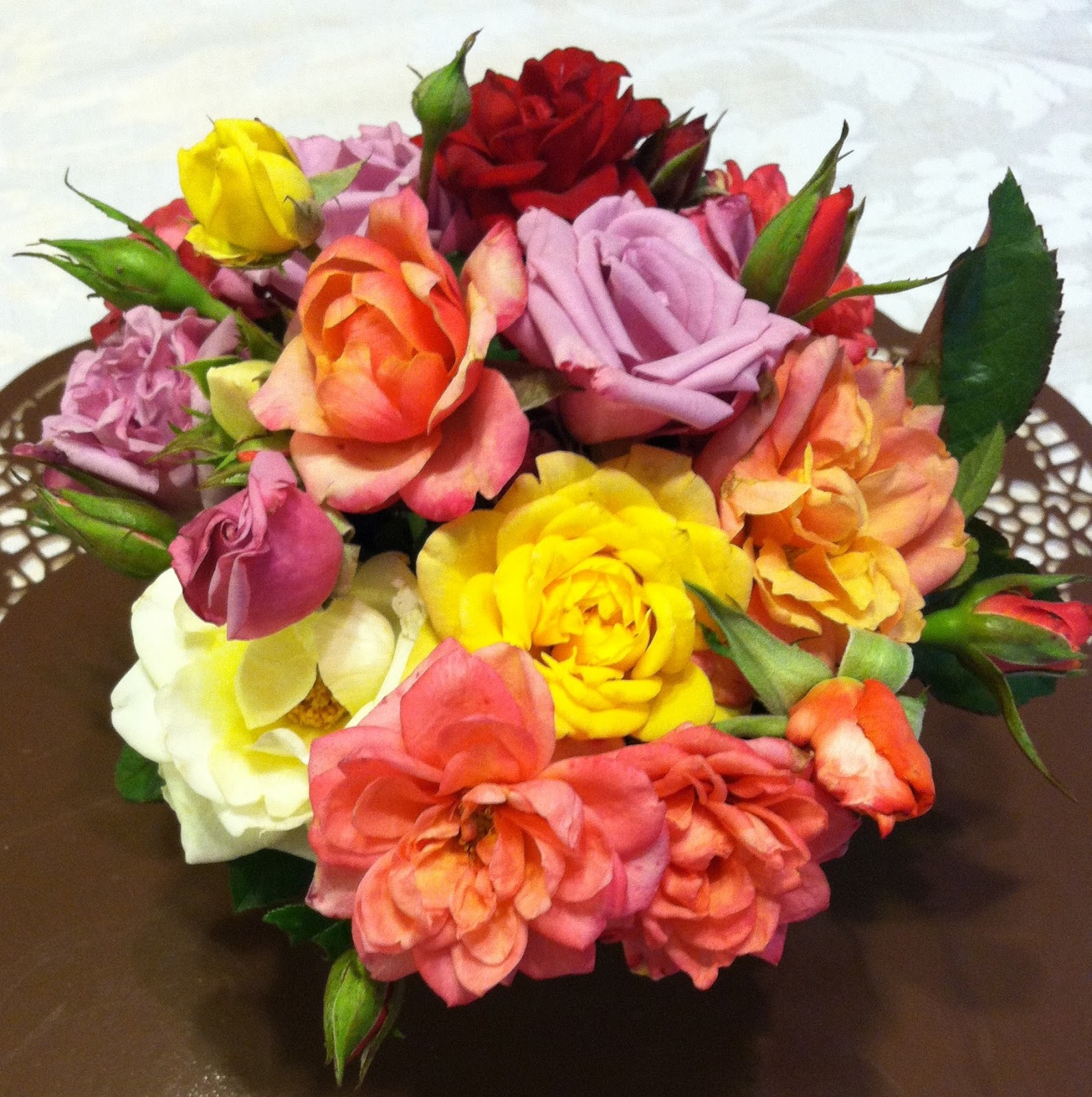 Heart Song: Fall Rose Bouquet
