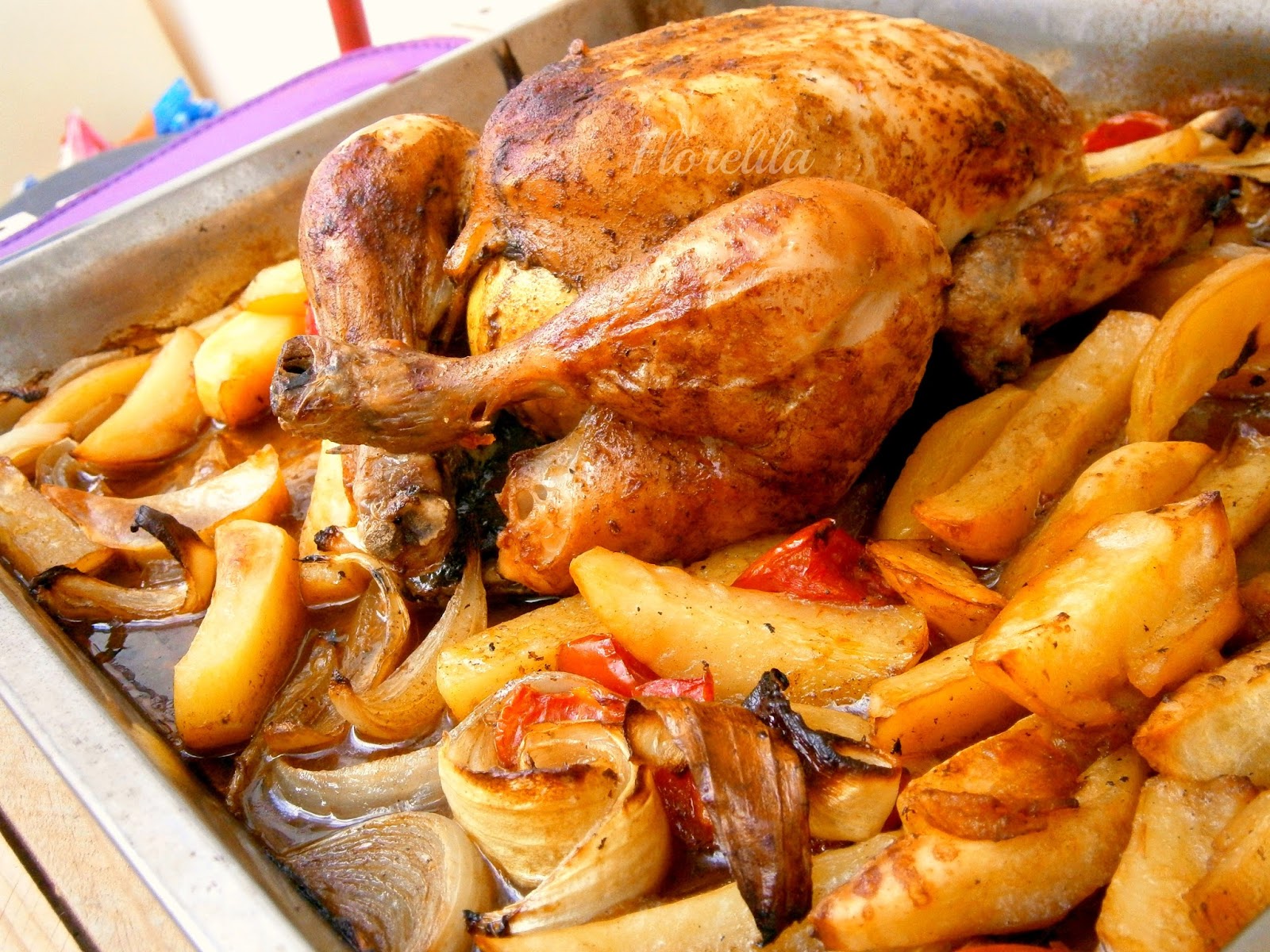 Florelila, recetas y aficiones....by Toñi Navarro: Pollastre rosat o ...