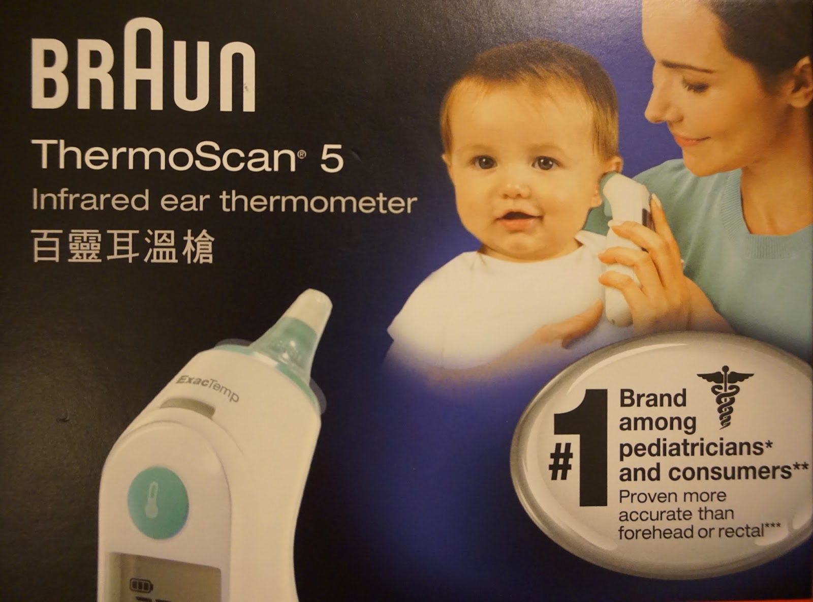 5 Little Angels: Braun New Infrared Ear Thermometer, IRT6030