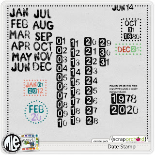 Scrapping life's memories: Date Stamp & {freebie}